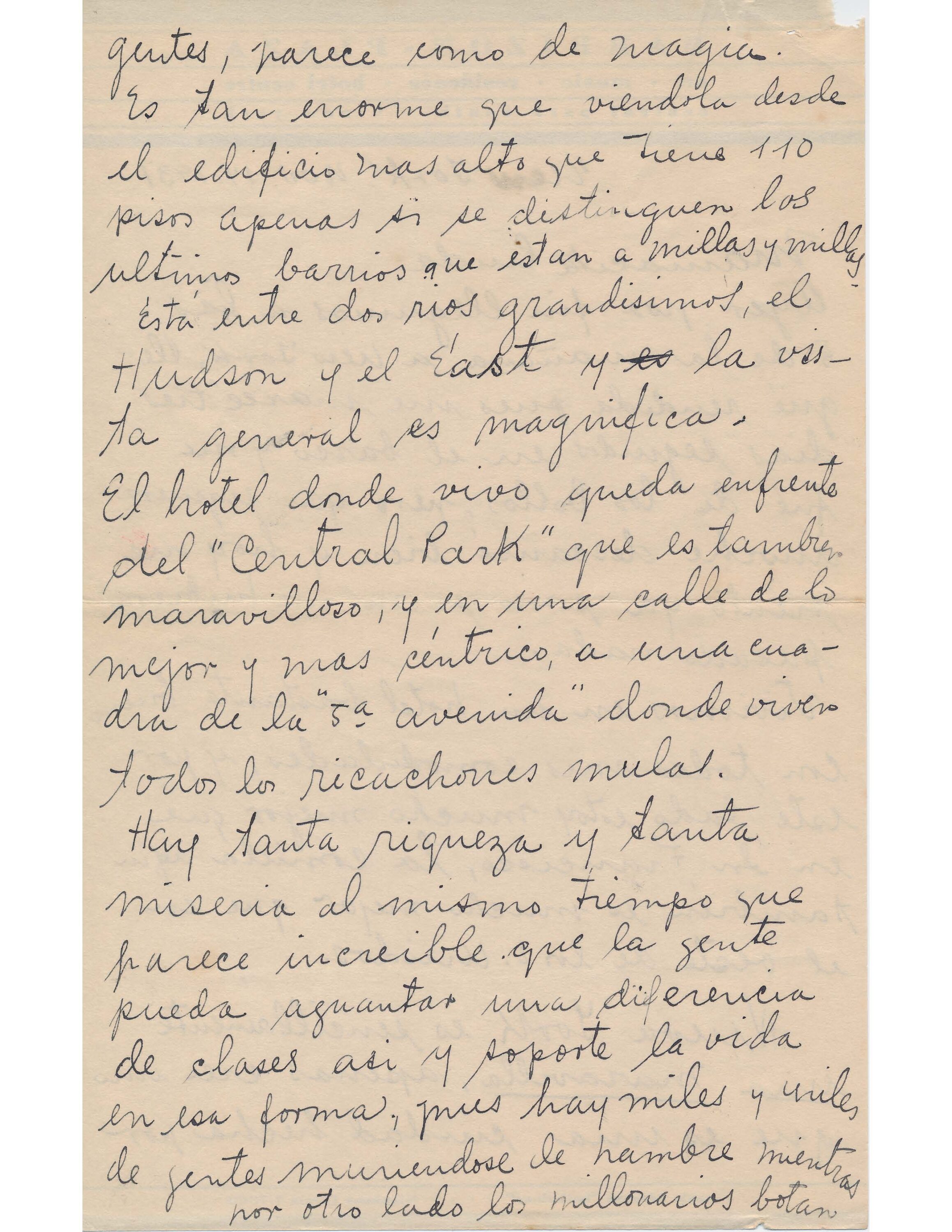 Letter from Frida Kahlo to Matilde Calderon de Kahlo, Nov 14, 1931 ...