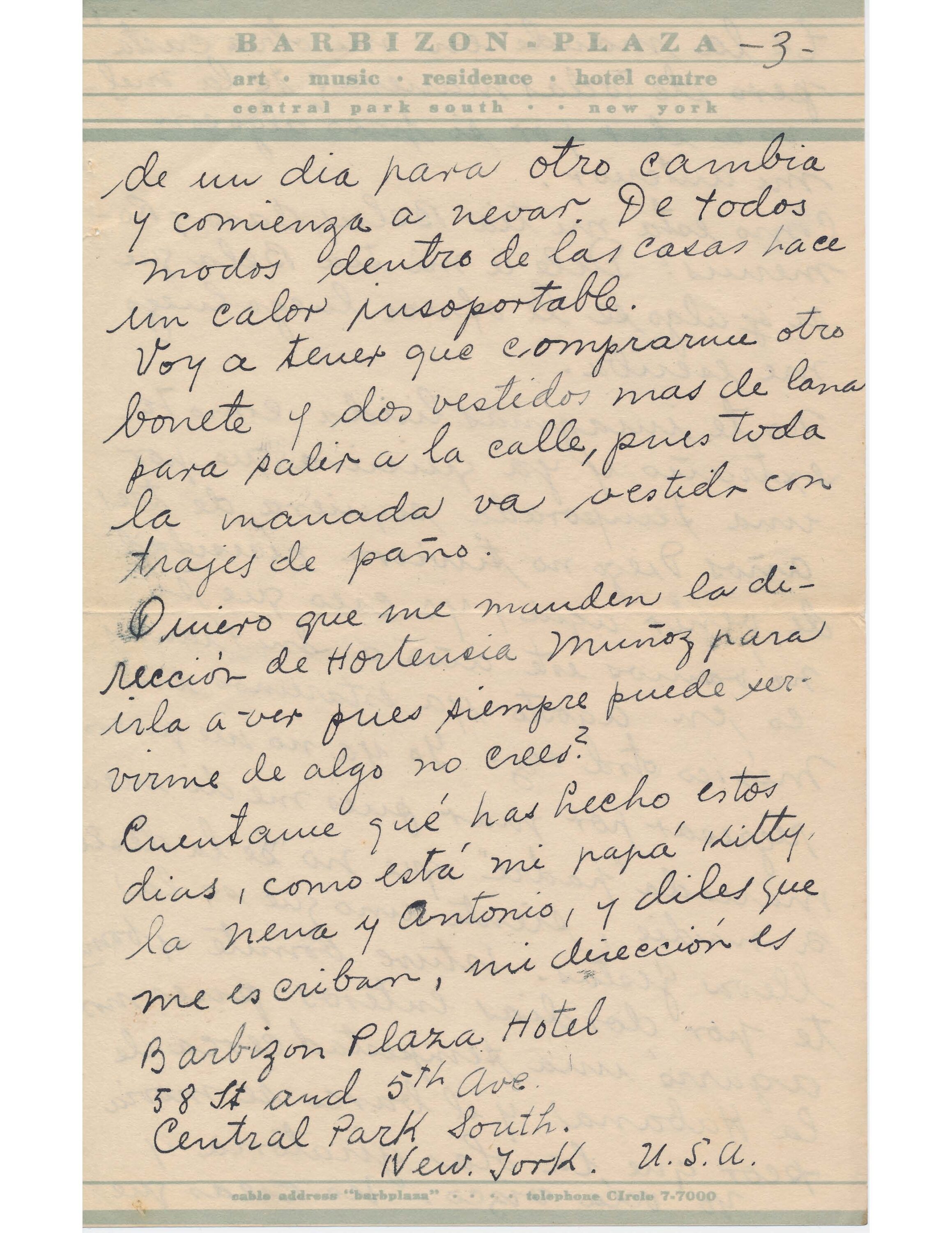 Letter from Frida Kahlo to Matilde Calderon de Kahlo, Nov 16, 1931 ...