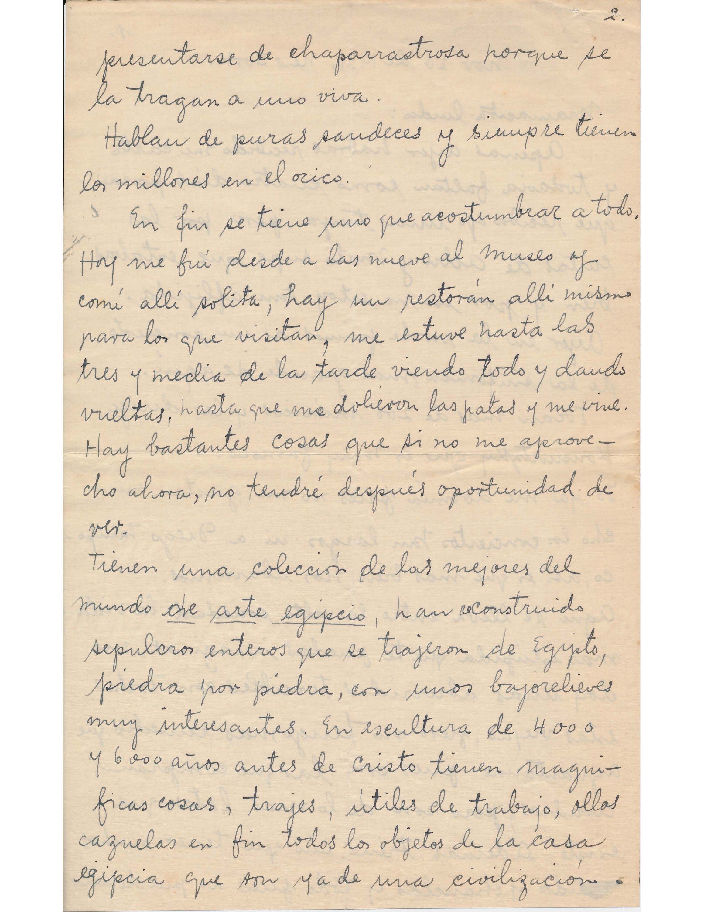 Letter from Frida Kahlo to Matilde Calderon de Kahlo, Nov 20, 1931 ...